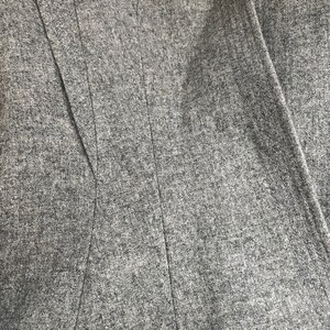 Vintage Lilli Ann Suit - 1970s Light Gray Jacket & Skirt Set - Wrap ...