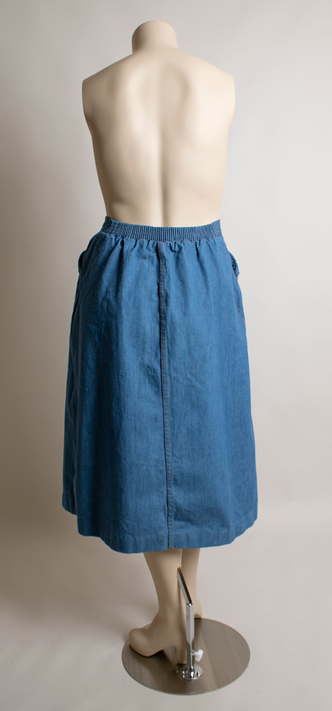 Vintage 1980s Jean Skirt The Jean Machine 80s Front 2-Way | Etsy