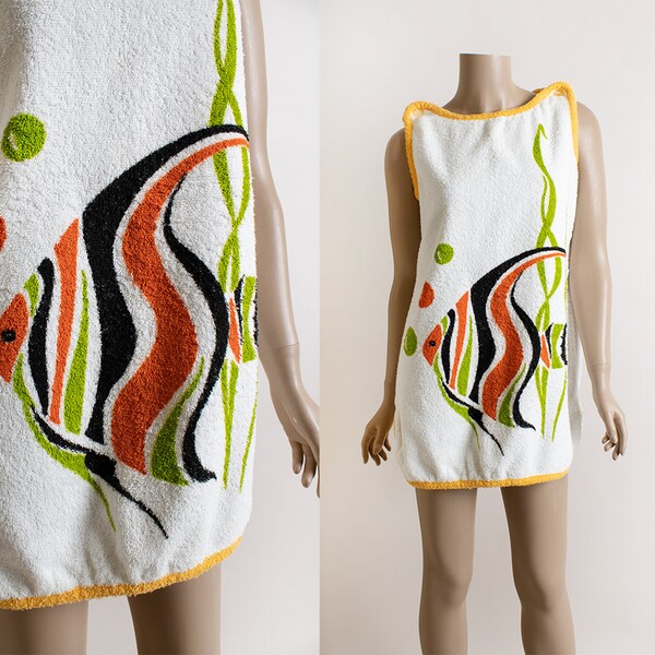 Ladies Fish Print Dress - Etsy