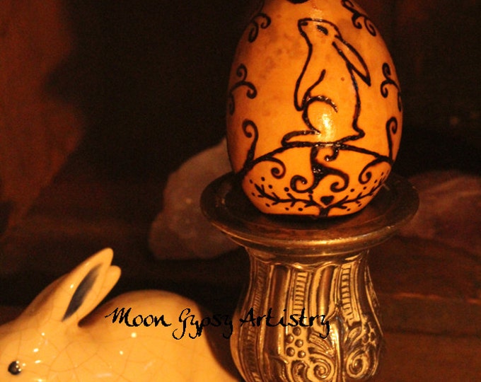 Pyrography Ostara Egg Gourd-spring Equinox - Etsy