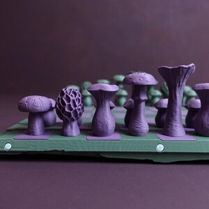 Forest Chess & Checkers – A Portable Woodland Delight - Etsy