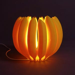 Realistic Banana Lamp Shade 3D Printed Fun, Functional, and ...