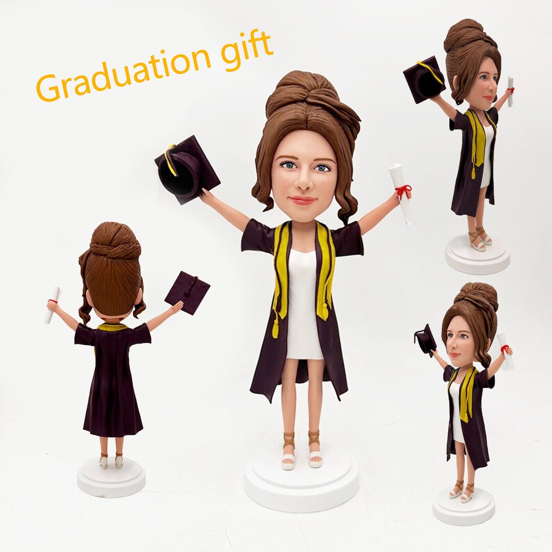 Graduation University Student Custom Bobblehead, Professor Degree ...