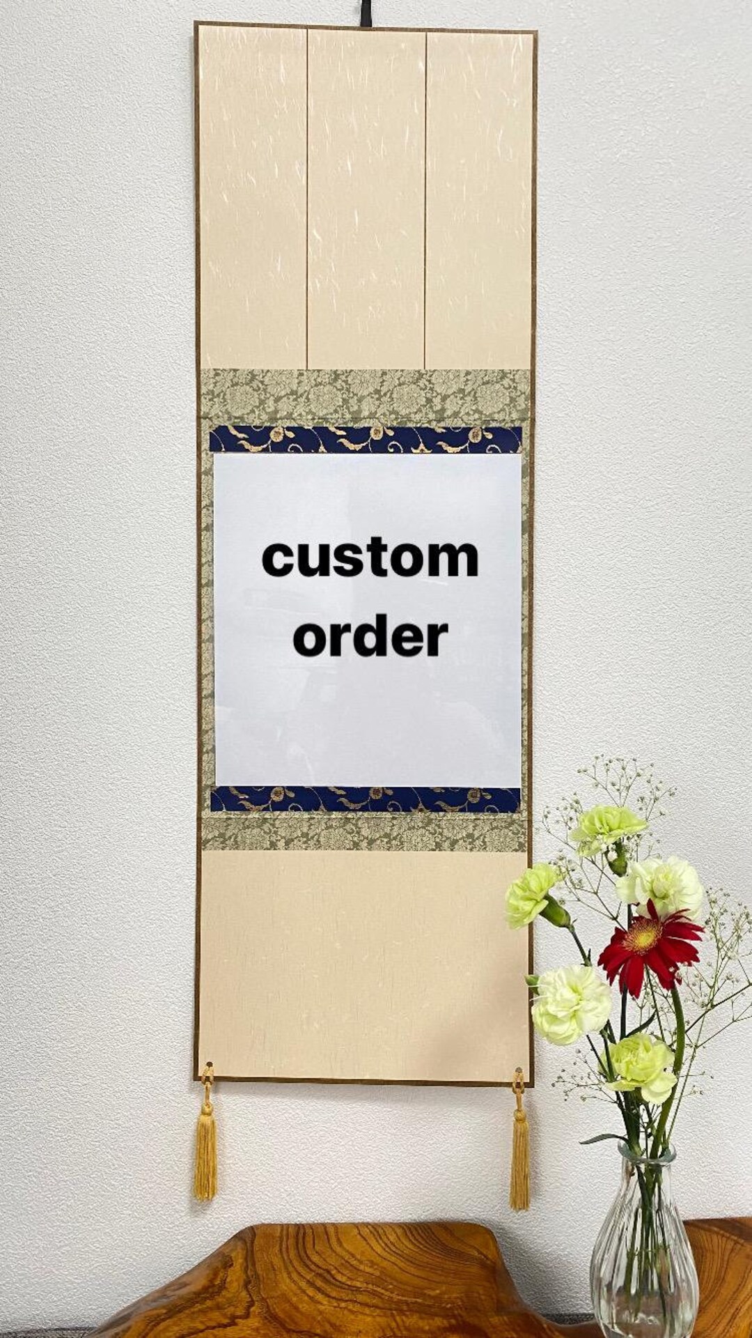 Original Japanese Scroll, Custom Order, Kanji Art, Japanese Wall Art ...