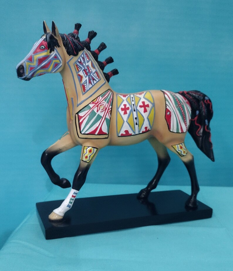 Trail of Painted Ponies CHEYENNE PAINTED RAWHIDE 1E 0417 Retired 01/ ...