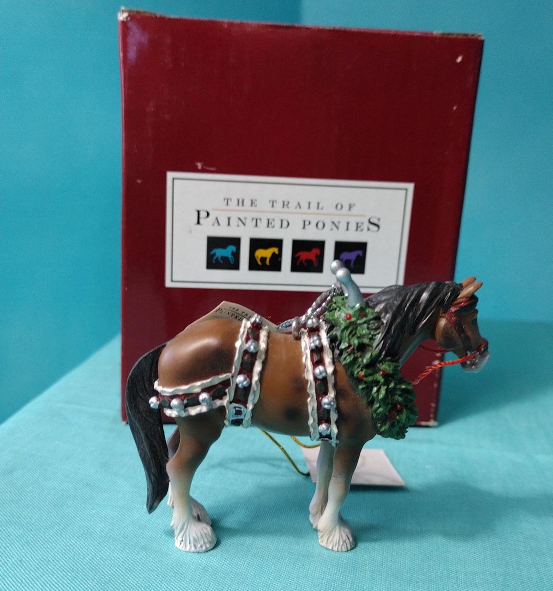 Trail of Painted Ponies CHRISTMAS CLYDESDALE Ornament Retired - Etsy