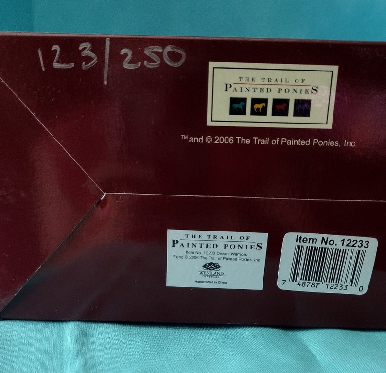Trail of Painted Ponies Dream Warrior 1E 0400 Retired. SIGNED With ...
