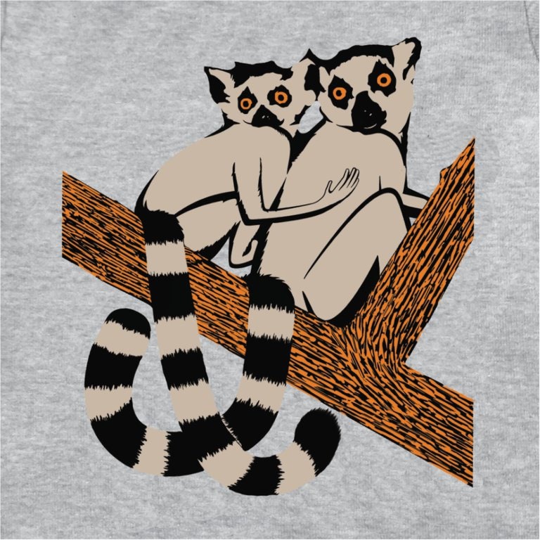 BABY Lemurs One Piece - Bodysuit Romper Jumper Adorable Woodland Forest ...