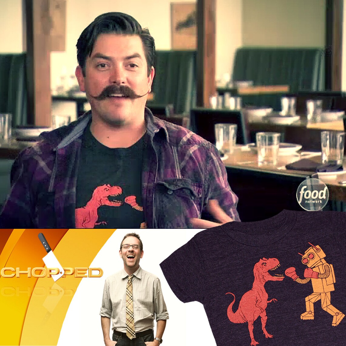 Dinosaur Vs Robot - Unisex Mens T-shirt Retro Scifi Tee Shirt Awesome ...