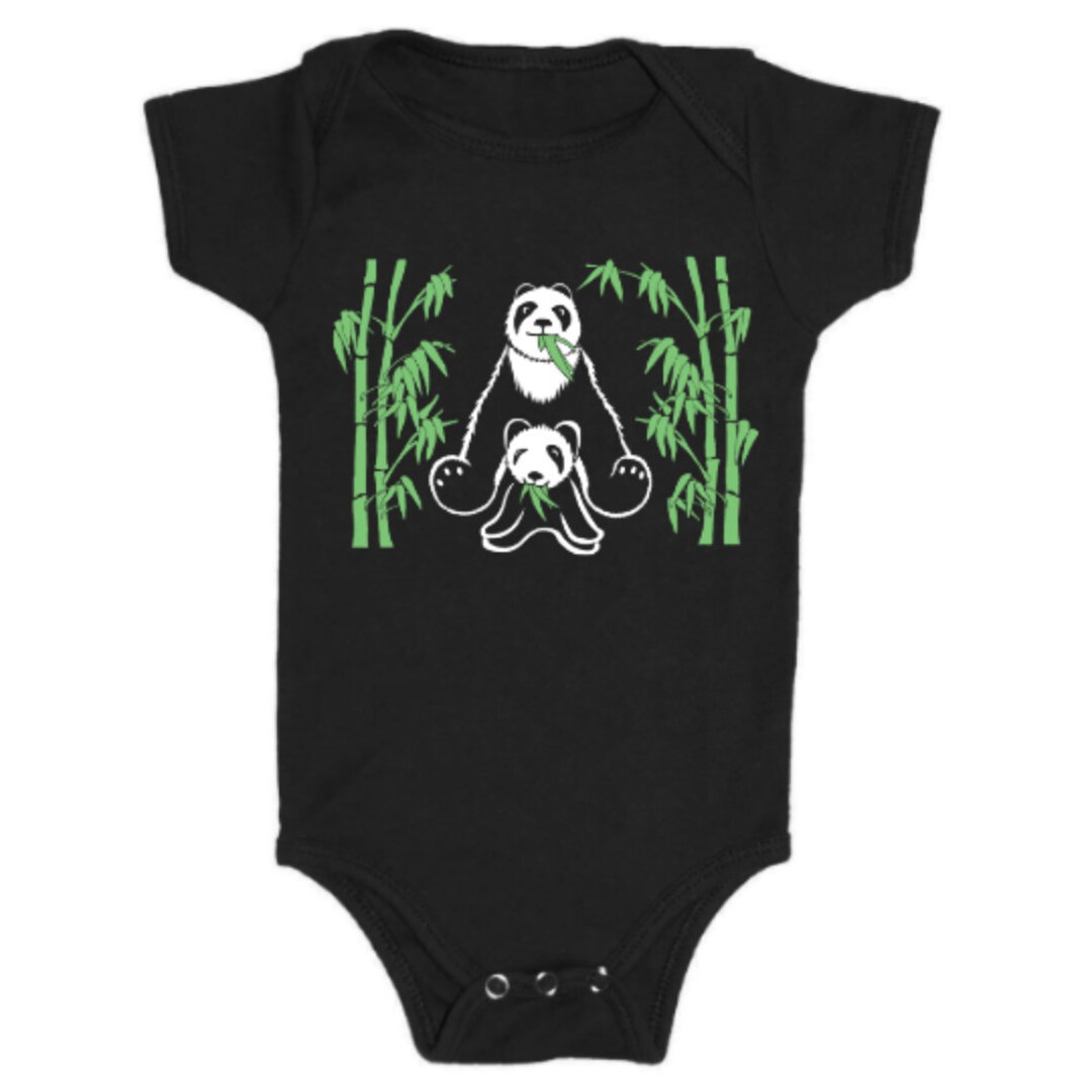 BABY Bamboo Pandas - One Piece Jumper Forest Parent Baby Sweet Cute ...