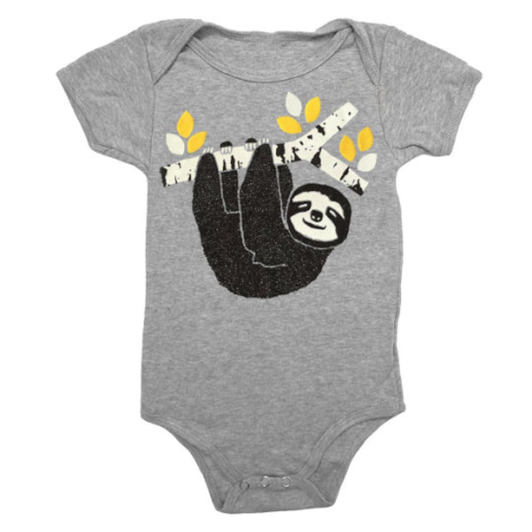 BABY Sloth - Infant One-piece Boy Romper Girl Jumper Newborn Birch Tree ...