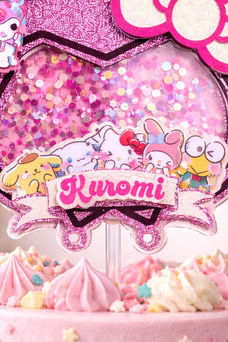 Kuromi Cake Topper | Sanrio Hello Kitty Friends Birthday Cake ...