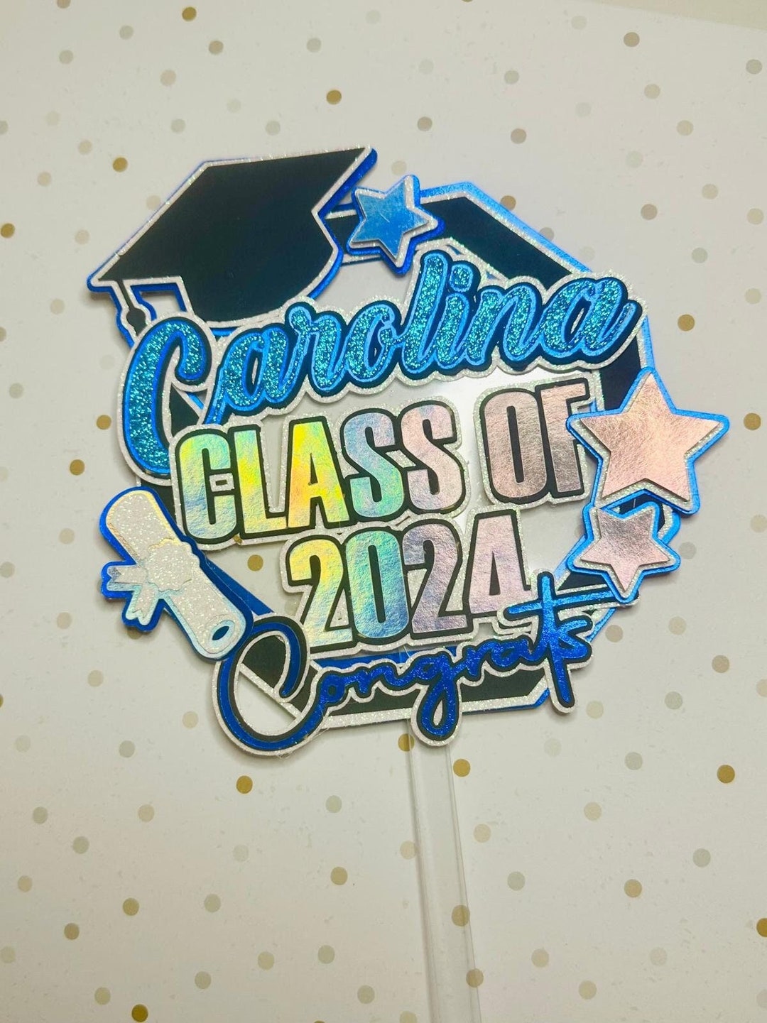 Graduation Cake Topper/ Class of Topper - Etsy