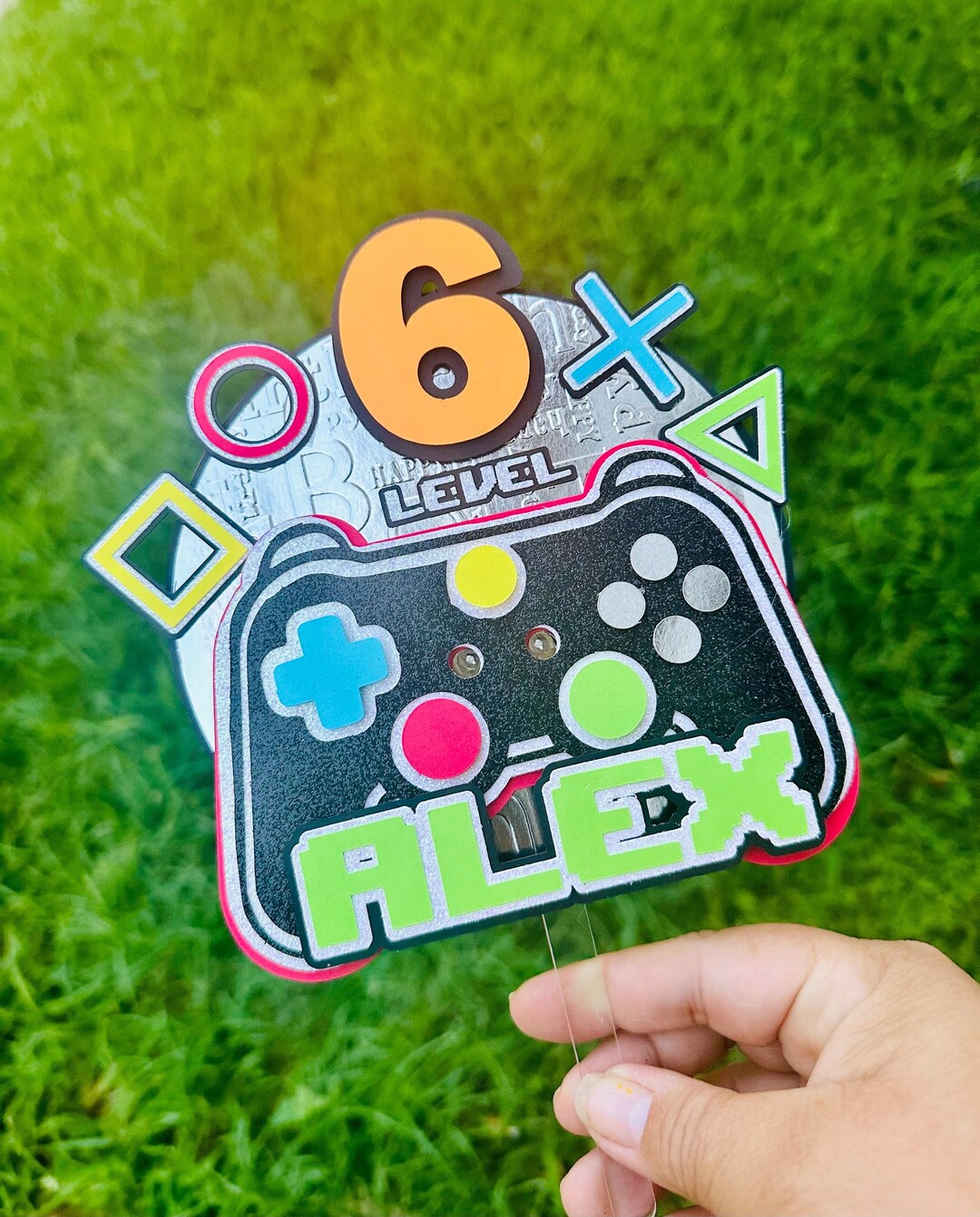 Gamer Cake Topper / Controller Custom Cake Topper - Etsy