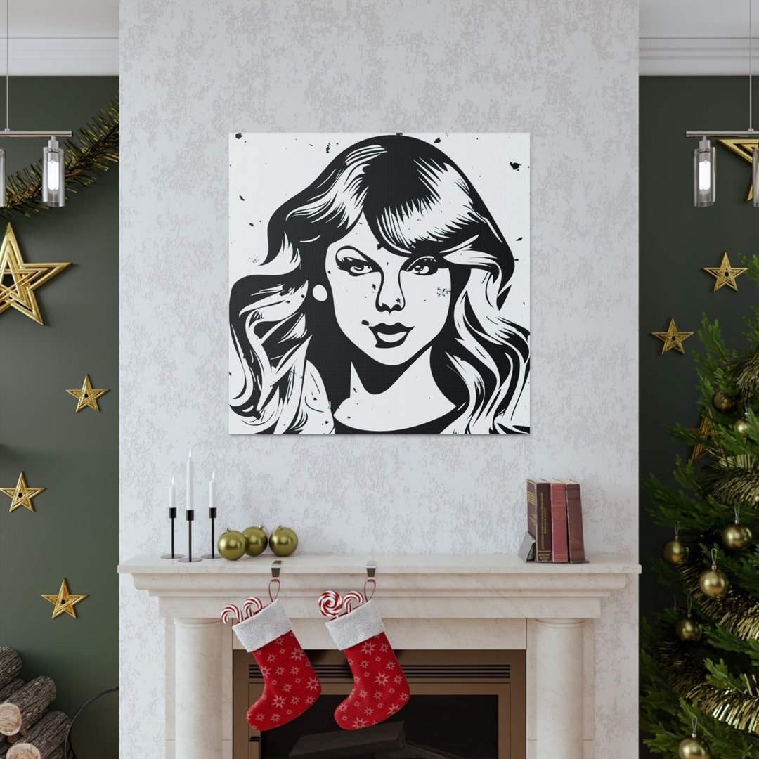 Taylor Swift Canvas Wall Art - Etsy