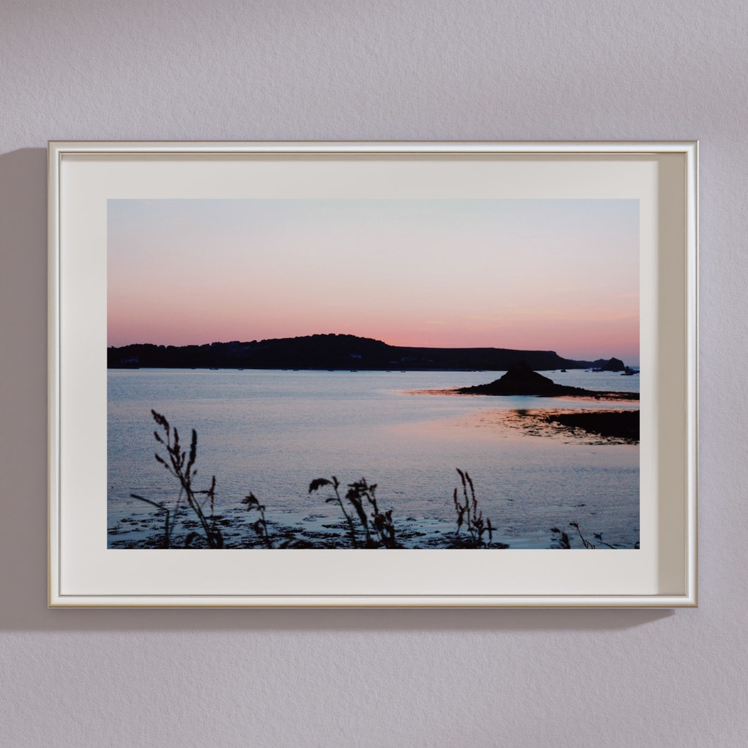 Beach Digital Print, Night Beach Print, Beach at Night Poster ...