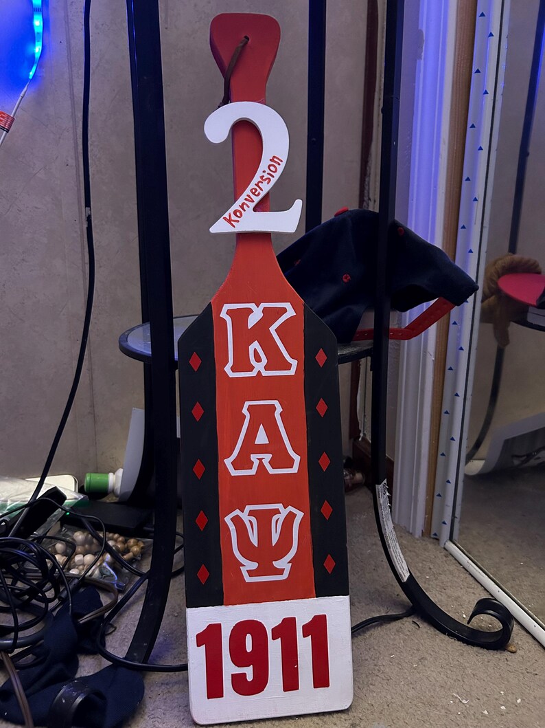 Custom Wooden Greek Paddle | Handcrafted Sorority and Fraternity ...