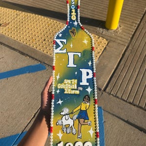 Custom Wooden Greek Paddle | Handcrafted Sorority and Fraternity ...