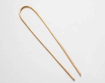 Loop Brass Hair Pin - Etsy