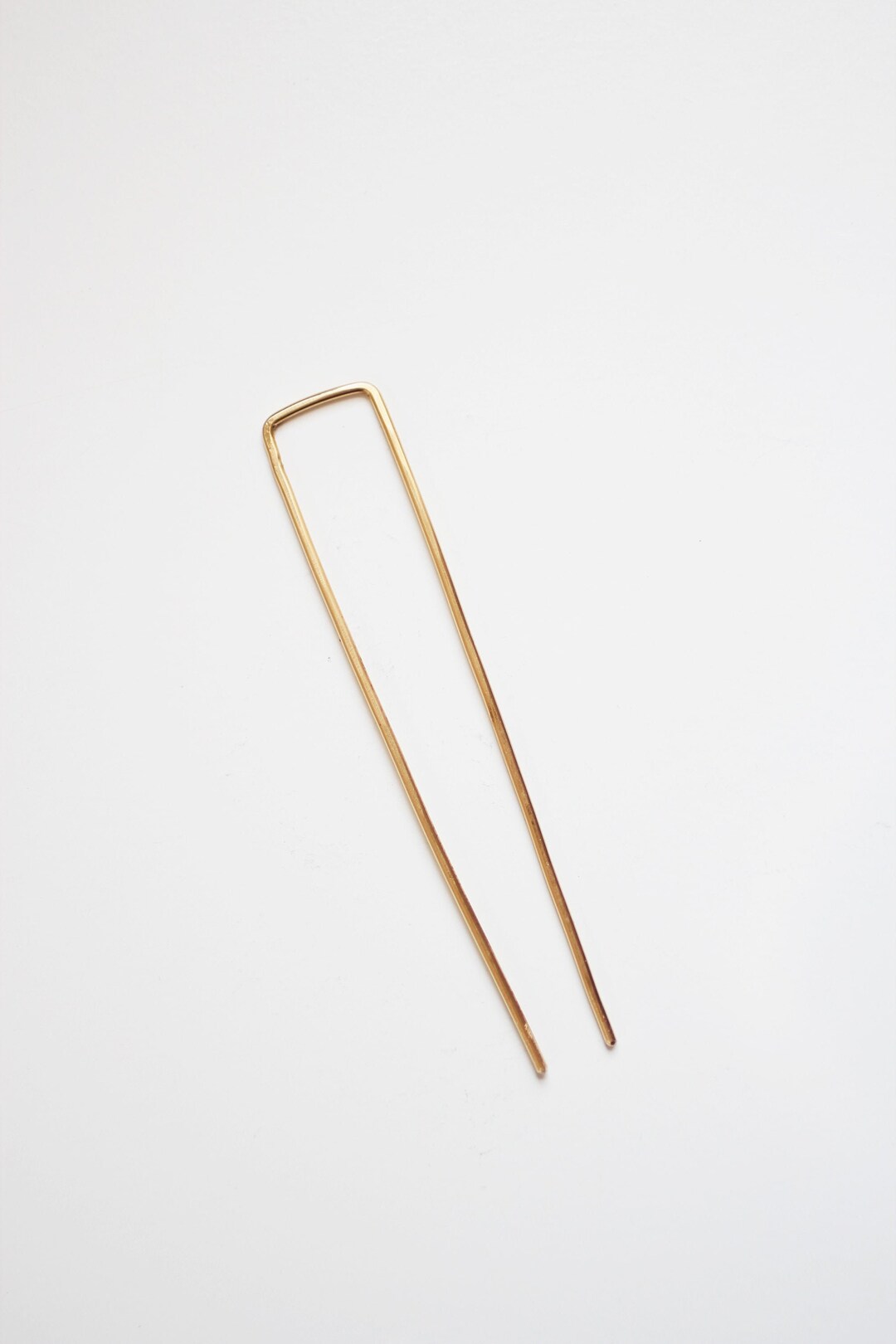 Square Brass Hair Pin | Brass Hair Clip | Brass Hair Stick | Brass Hair ...
