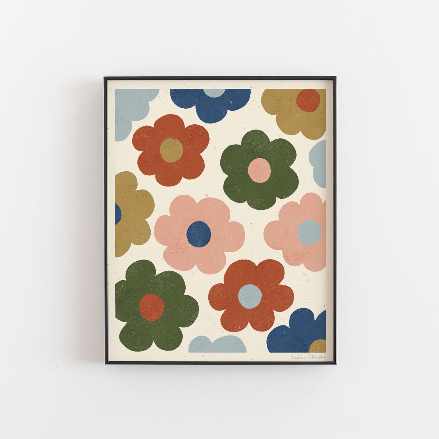 60s Flower Pattern