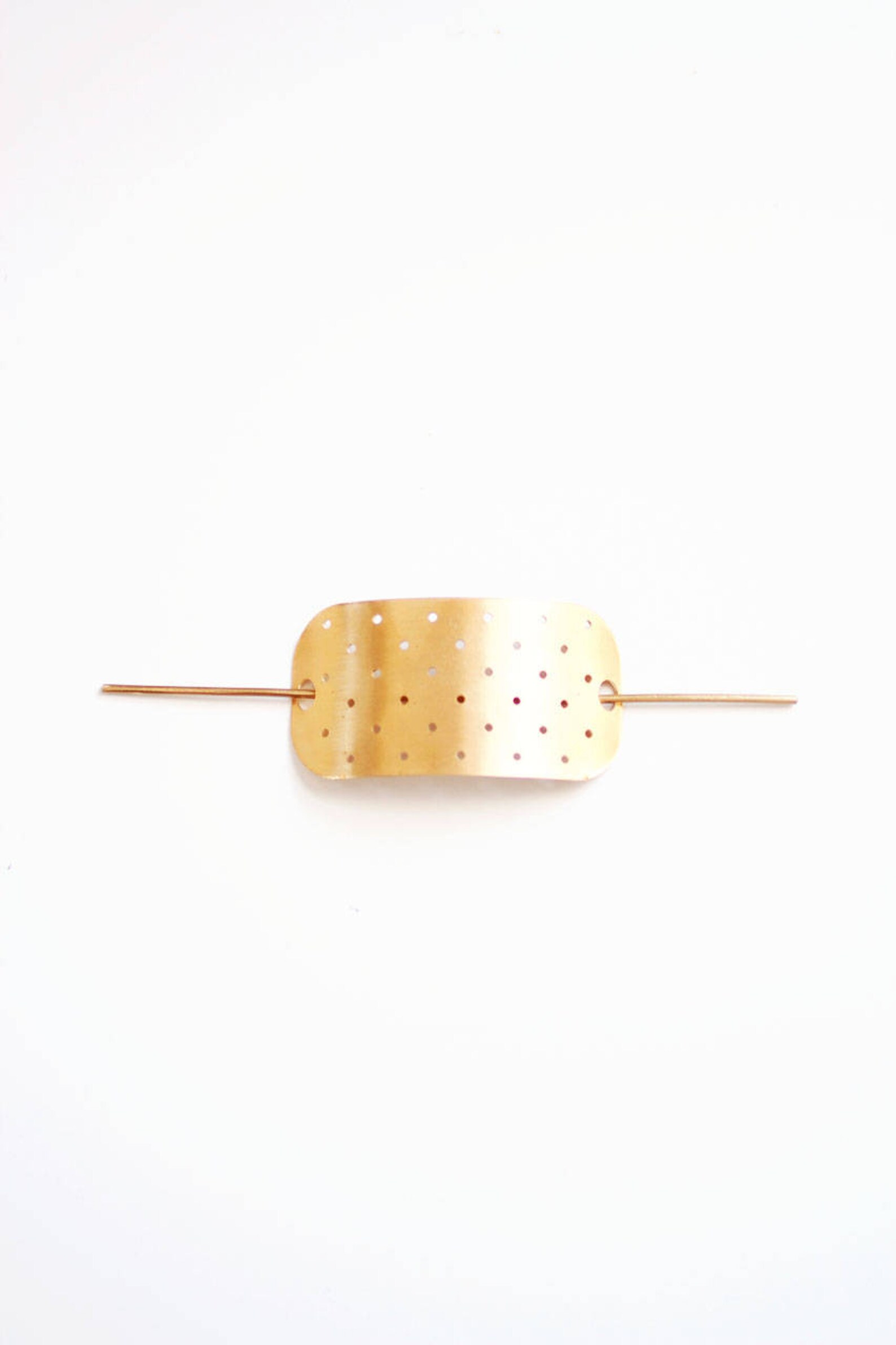 Polkadot Bar Hair Pin | Brass Hair Clip | Brass Hair Slide | Hair ...