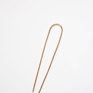 Arch Brass Hair Pin | Brass Hair Clip | Brass Hair Stick | Brass Hair ...