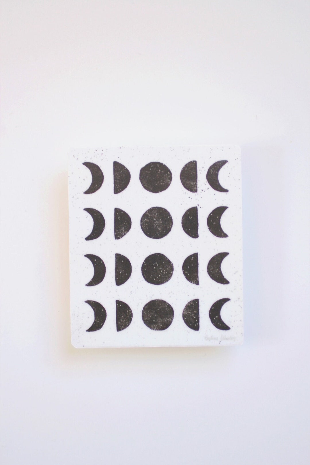 Moon Phases Vinyl Sticker | Nature Sticker | Moon Sticker | Lunar ...