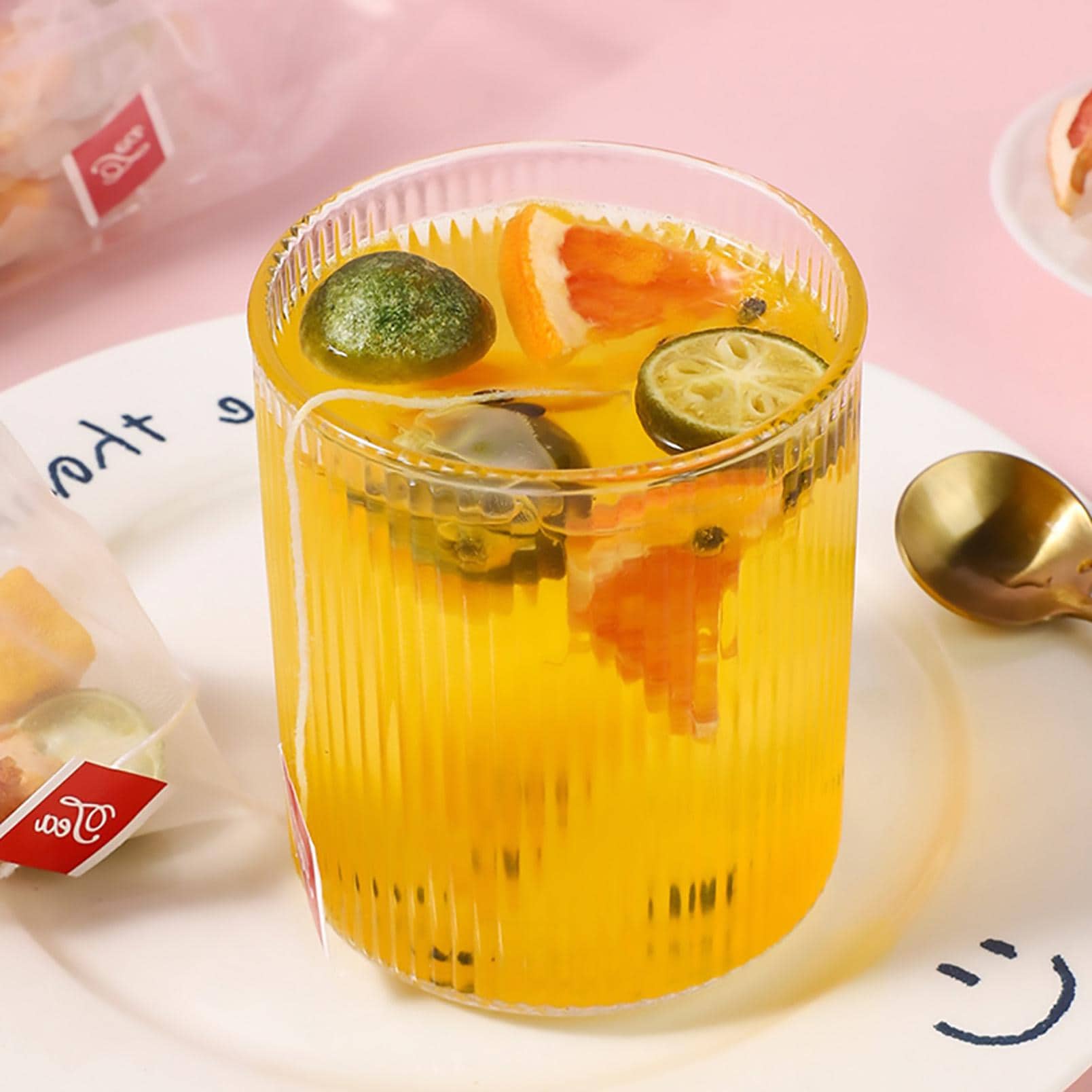 Grapefruit Kumquat Passion Fruit Tea Bag, 15 Teabags, Sweet Sour Flavor ...