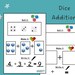 Addition Worksheet/summer Activity/number Game/dice Game/maths Game ...