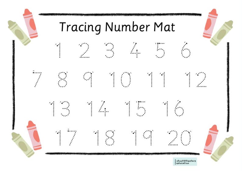 Number Tracing/alphabet Tracing/number Mat/alphabet Mat/back to School ...