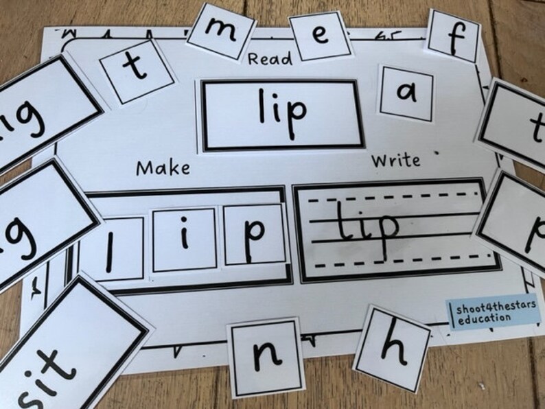 CVC Words/phonics/teaching Resource/letters and Sounds/eyfs/pre-school ...