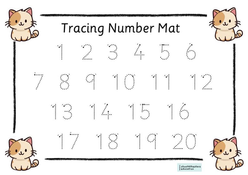 Number Tracing/alphabet Tracing/number Mat/alphabet Mat/back to School ...