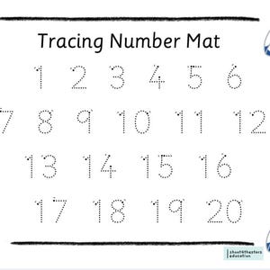 Number Tracing/alphabet Tracing/number Mat/alphabet Mat/back to School ...