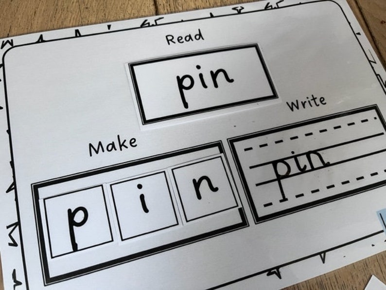 CVC Words/phonics/teaching Resource/letters and Sounds/eyfs/pre-school ...