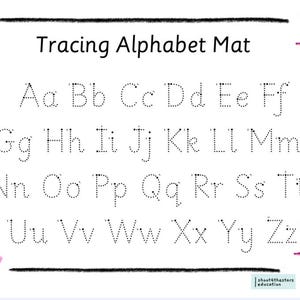 Number Tracing/alphabet Tracing/number Mat/alphabet Mat/back to School ...