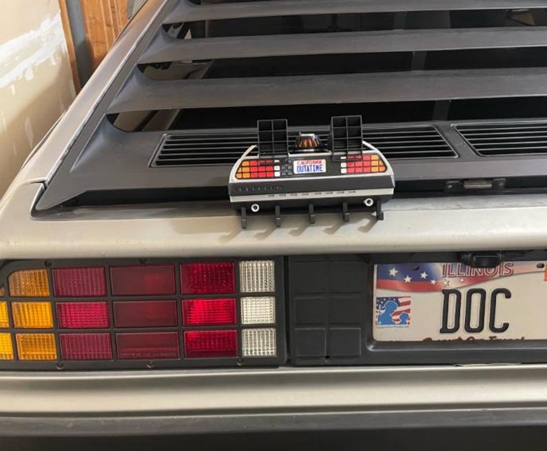 Delorean Time Machine Key Holder - Etsy