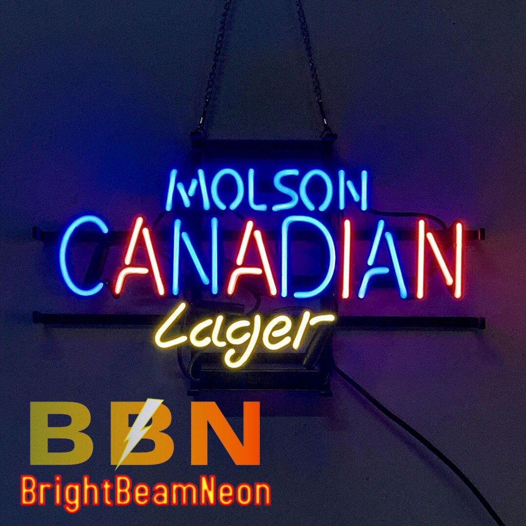 Molson Canadian Lager Neon Sign Vintage Beer Sign Custom Handmade ...