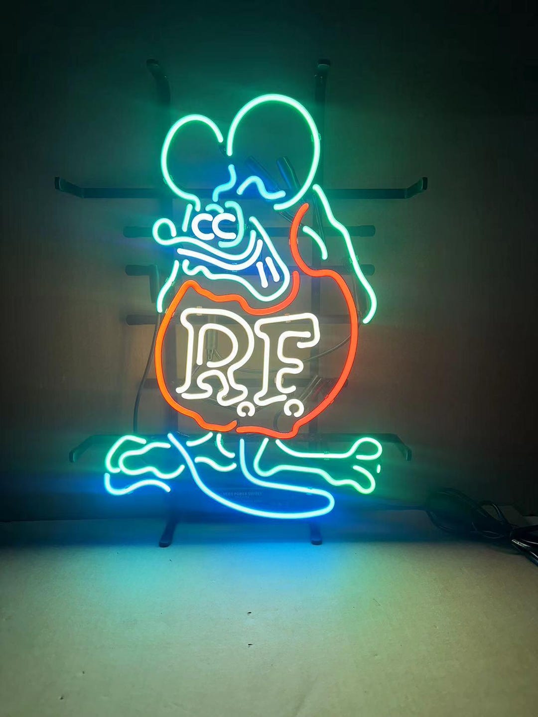Retro Rat Fink Neon Sign Iconic Hot Rod Culture Decor for Car ...