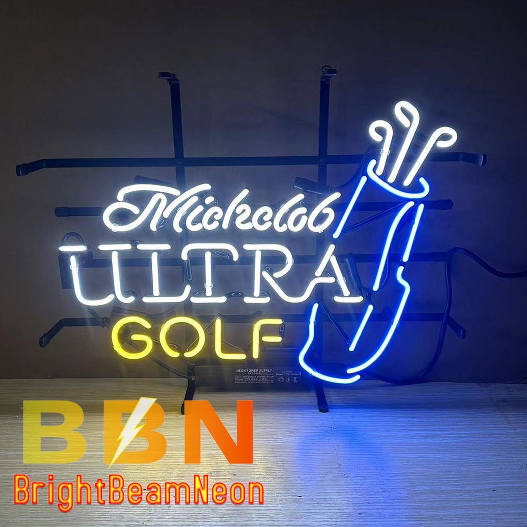 Ultra Golf Neon Sign Personalized Gift Man Cave Lights Neon Club Sign ...