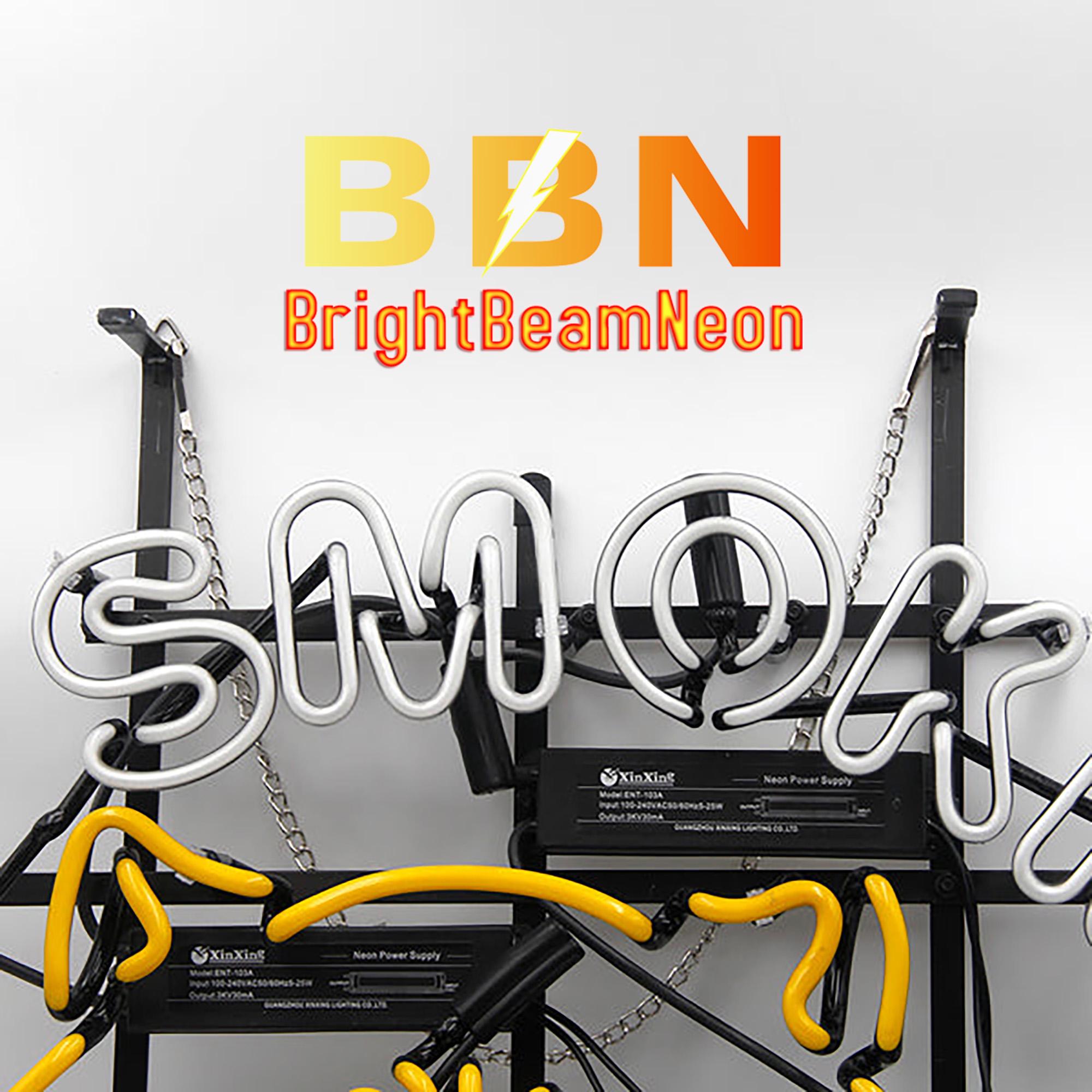 No Smoking Neon Sign Custom Handmade Real Glass Neon Japanese Garfield ...