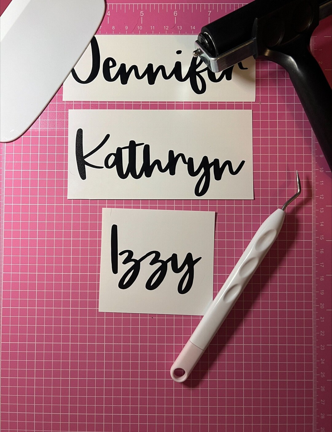 Personalized Custom Name Vinyl Decal Stickers | for Cups, Car Windows ...