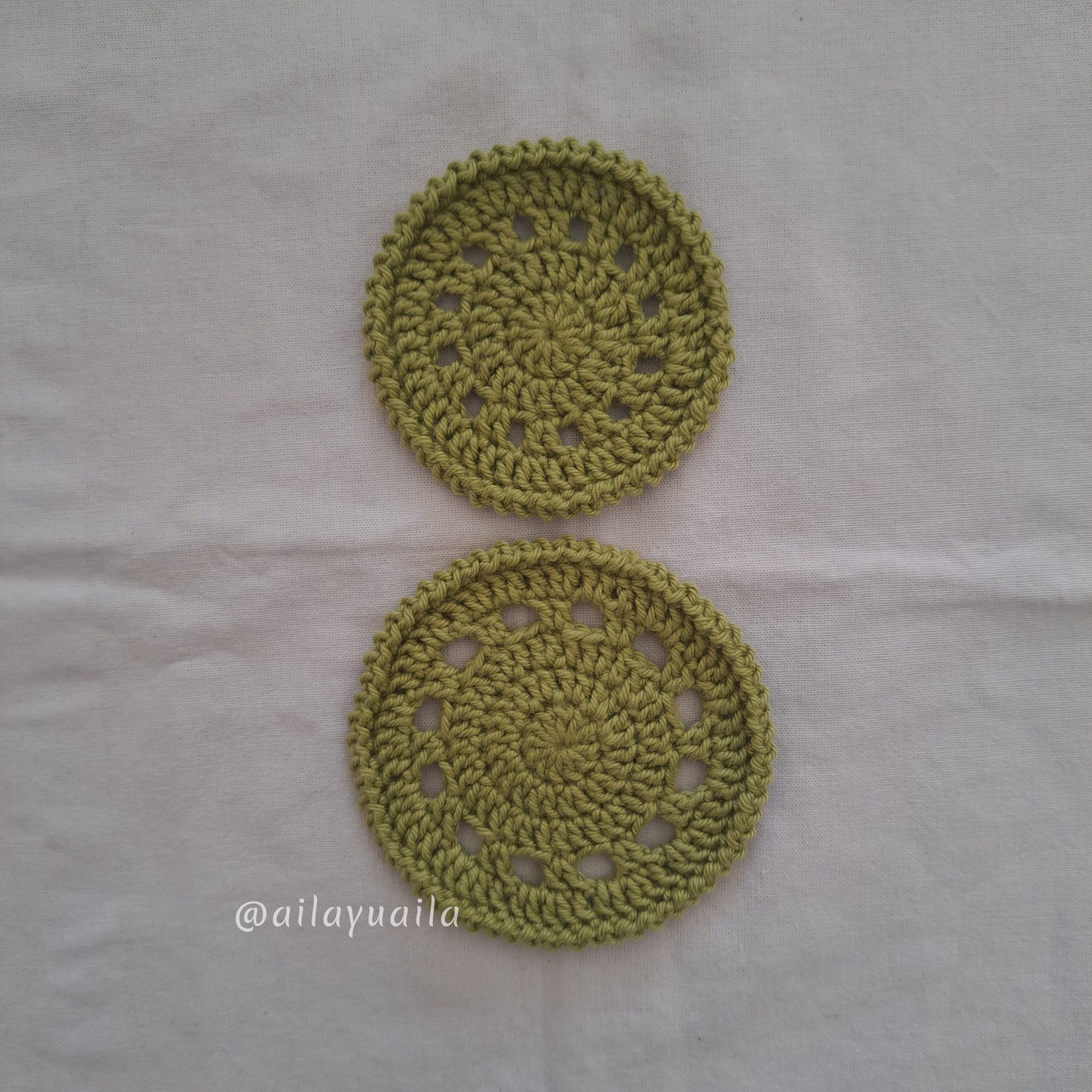 The Coaster Crochet Pattern, the Coaster PDF Pattern, Cup Coaster ...