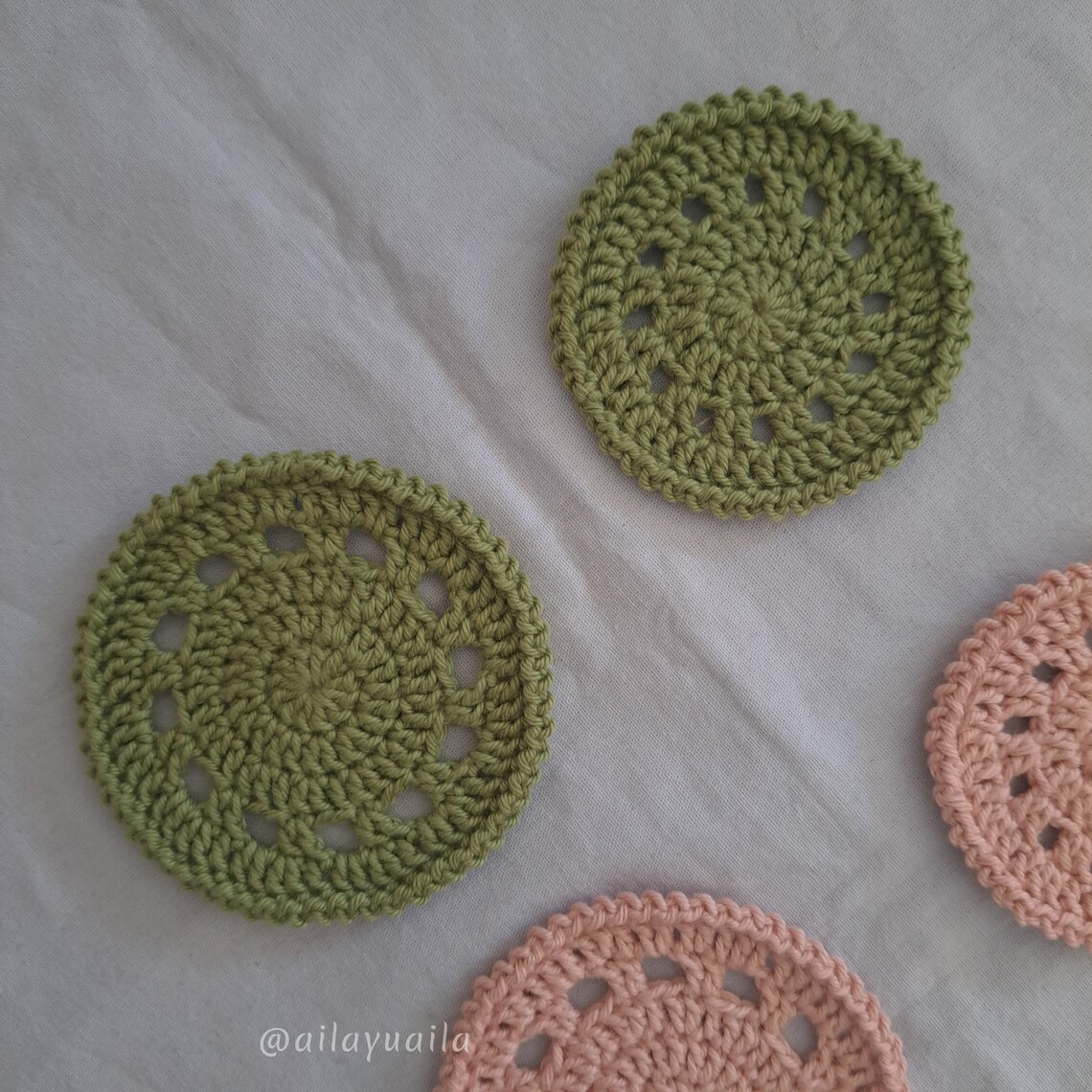 The Coaster Crochet Pattern, the Coaster PDF Pattern, Cup Coaster ...
