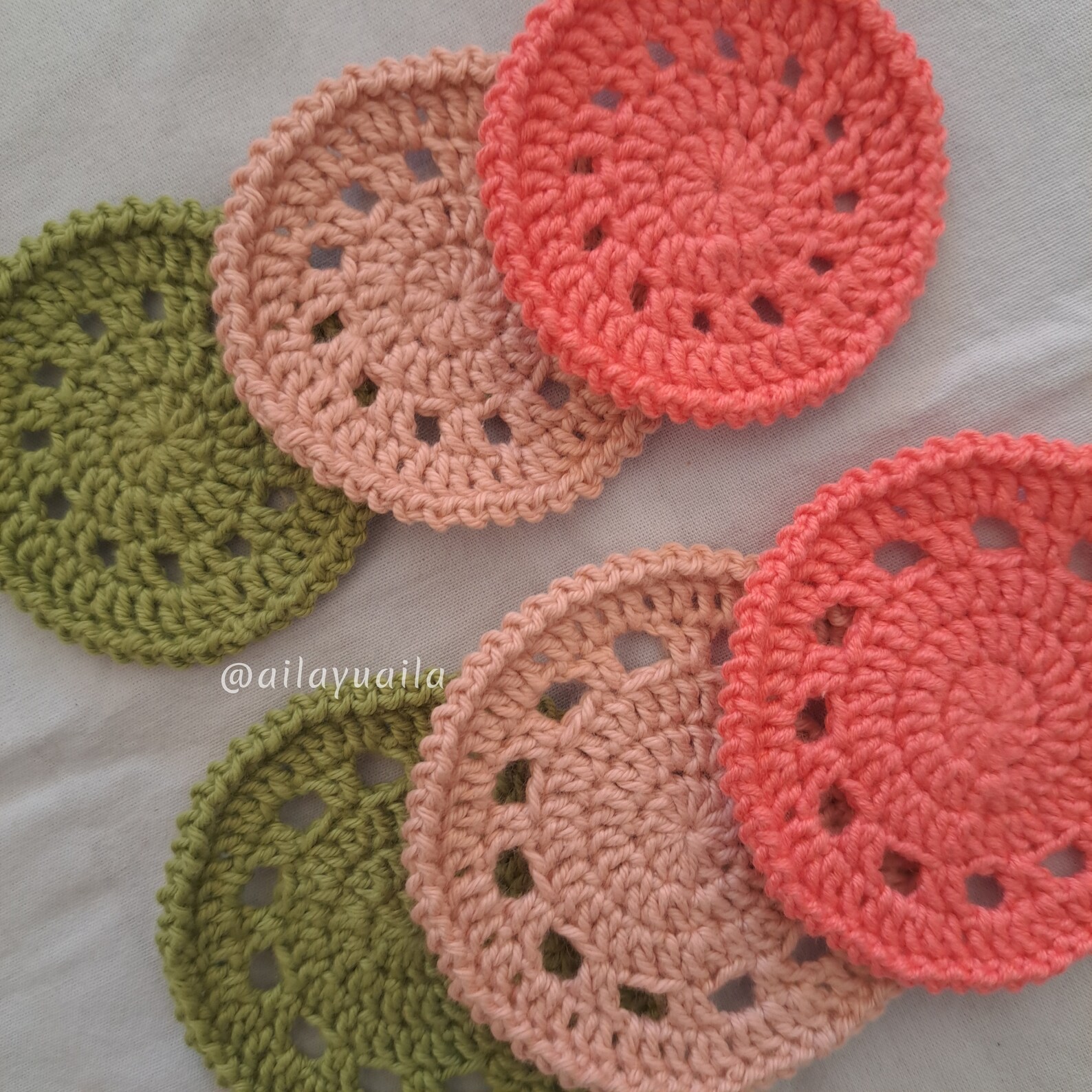 The Coaster Crochet Pattern, the Coaster PDF Pattern, Cup Coaster ...
