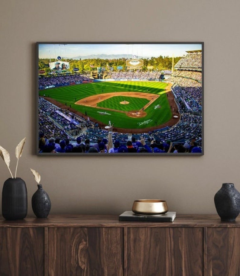Dodger Stadium Game Day Digital Photo Los Angeles Dodgers Printable ...