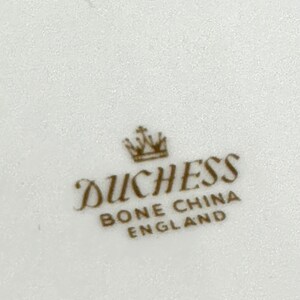 Duchess, Flower of the Month, December, Bone China Saucer Plate Ring ...