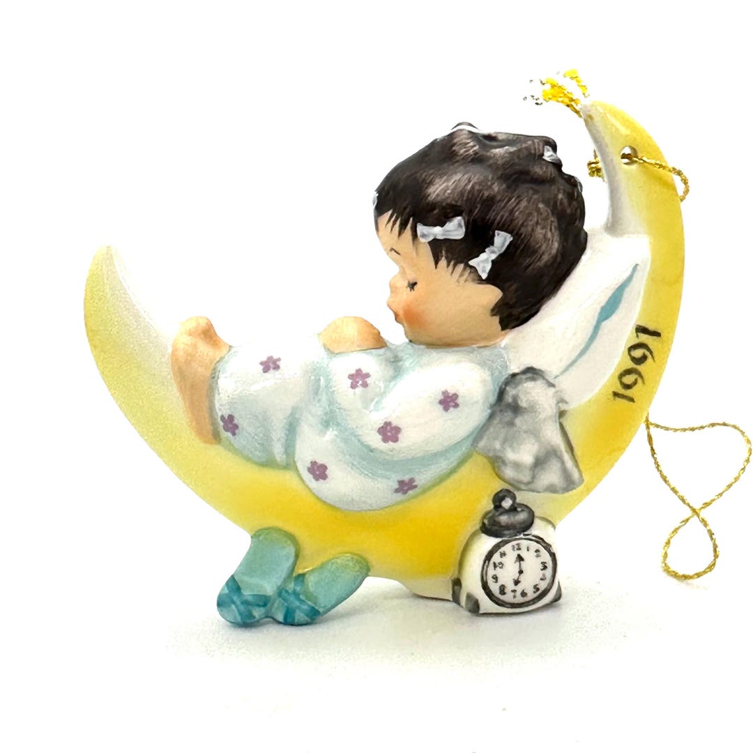 Goebel Vintage Charlot Byj Angel 1991 14th Edition Angel Sleeping on ...