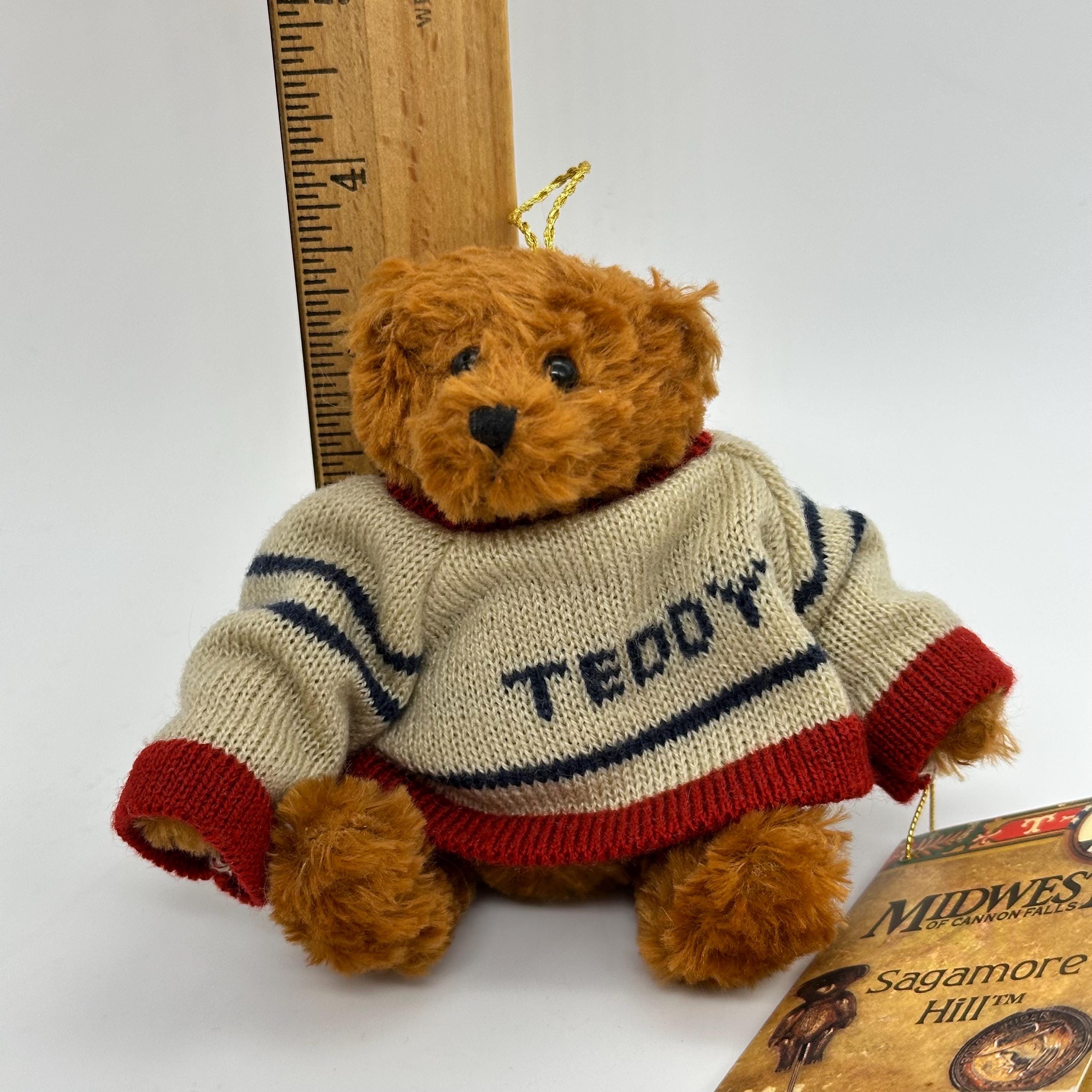 Midwest of Cannon Falls Sagamore Hill Teddy Bear in TEDDY Sweater ...