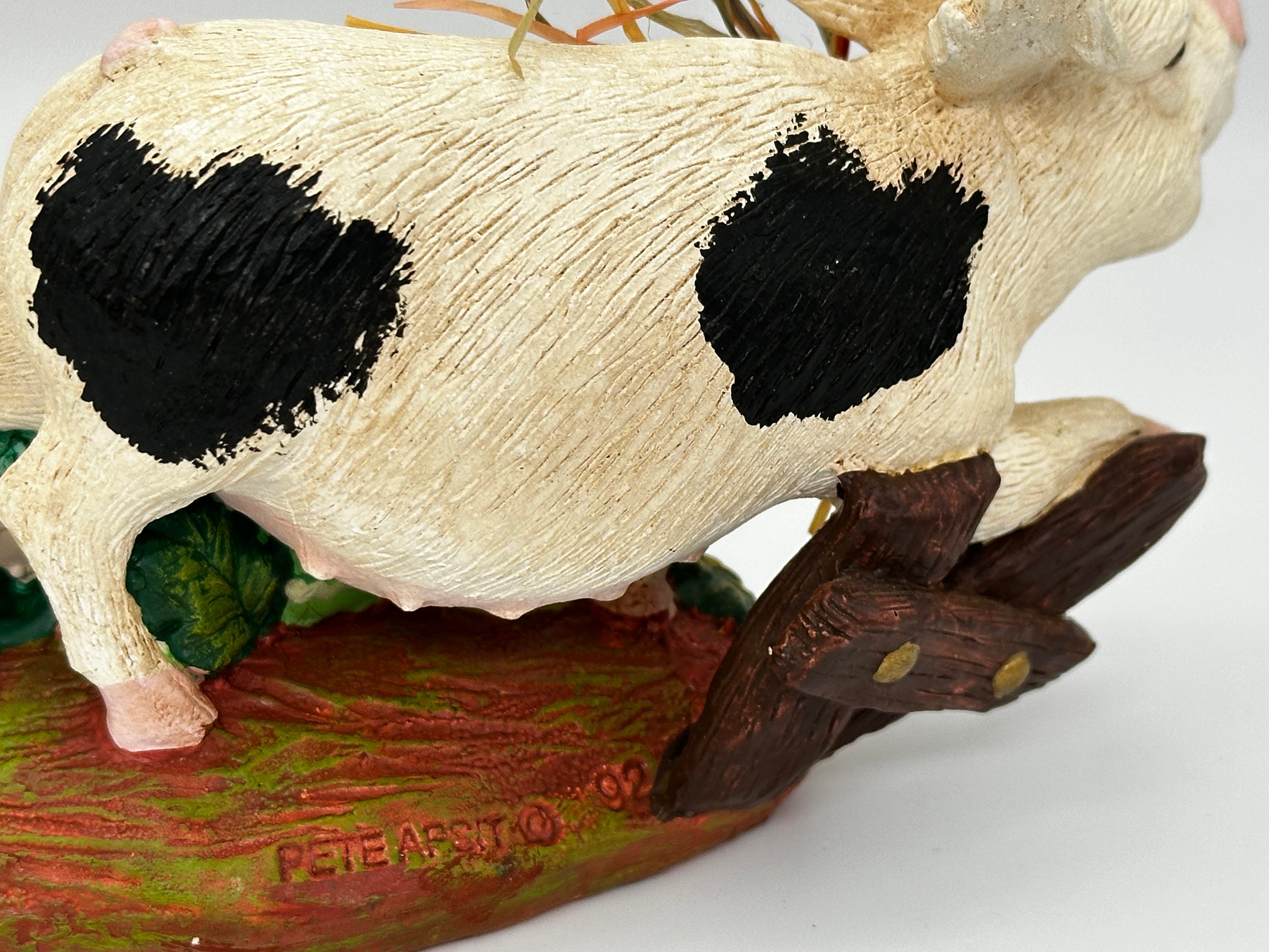 Pete Aspit Character Collectibles Pig With Piglets Statue 1992 Vintage ...